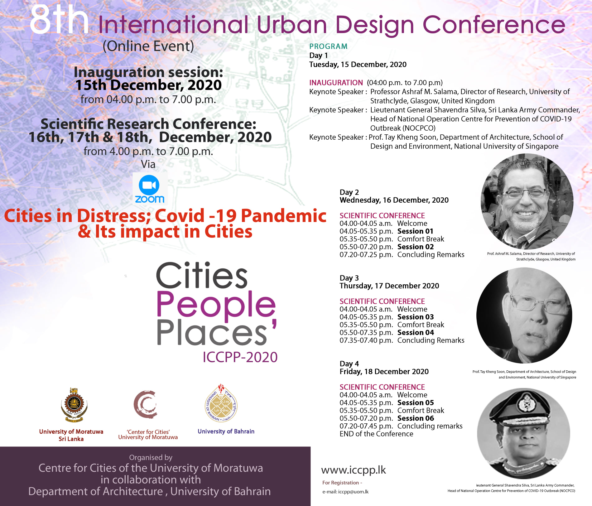 International Conference on Cities, People & Places (ICCPP) | University of Moratuwa